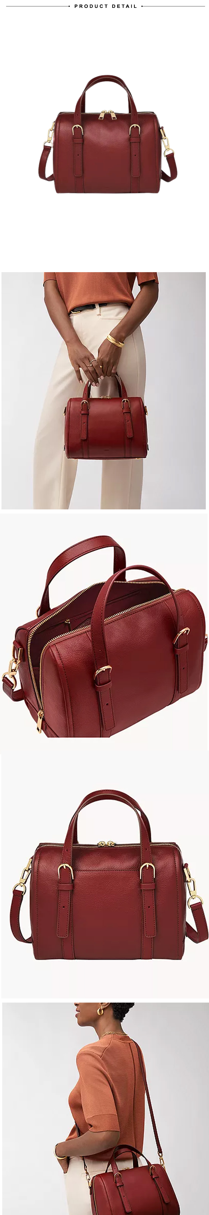 파슬 여성 Carlie 사첼백 ZB1772602_FOSSIL