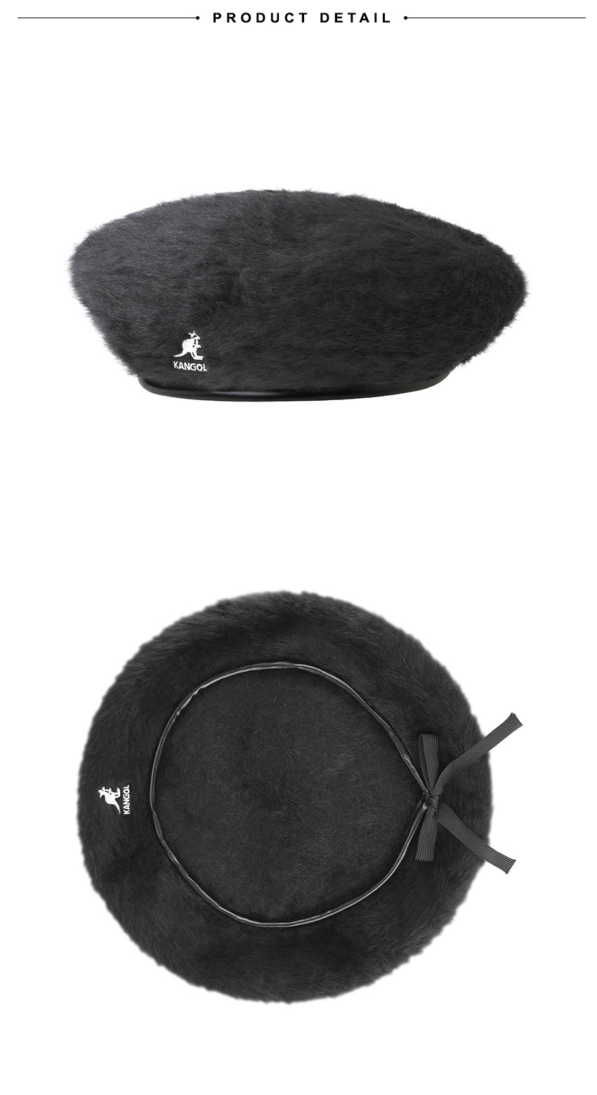 캉골 퍼고라 빅 몬티 베렛 K3575 Black_KANGOL