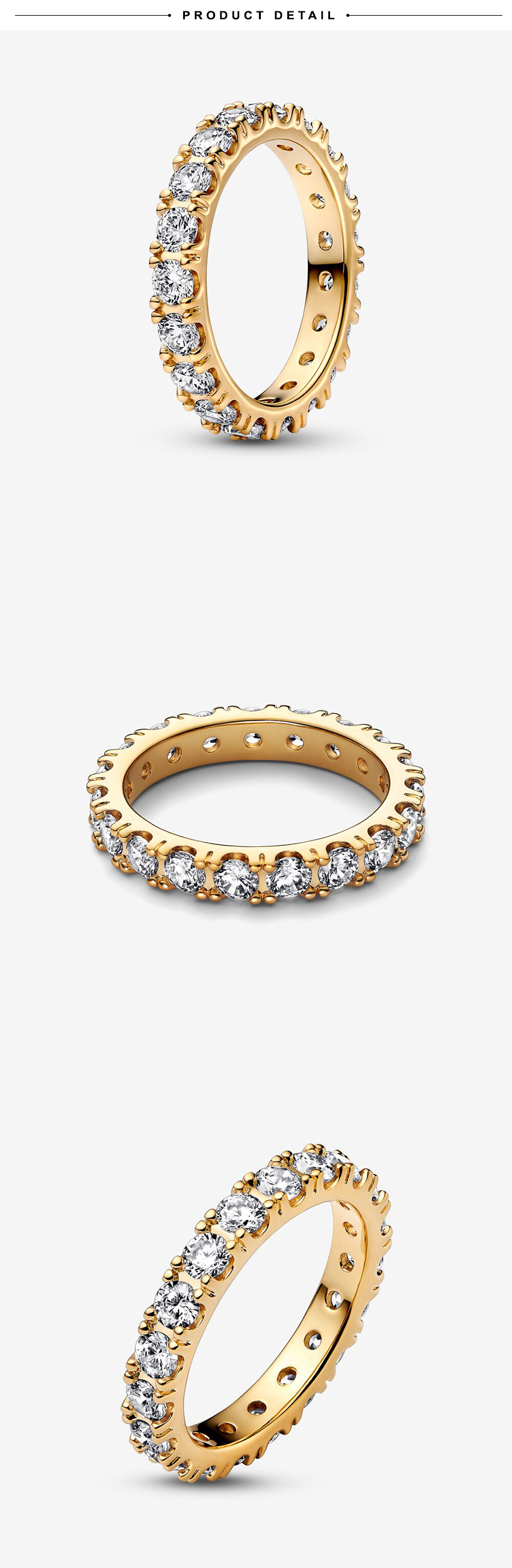 판도라 스파클링 로우 이터니티 반지 160050C01_PANDORA