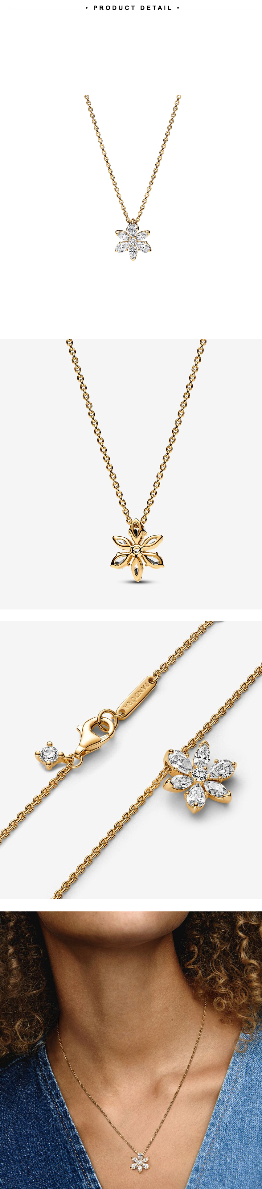 판도라 허바리움 클러스터 펜던트 목걸이 362387C01_PANDORA