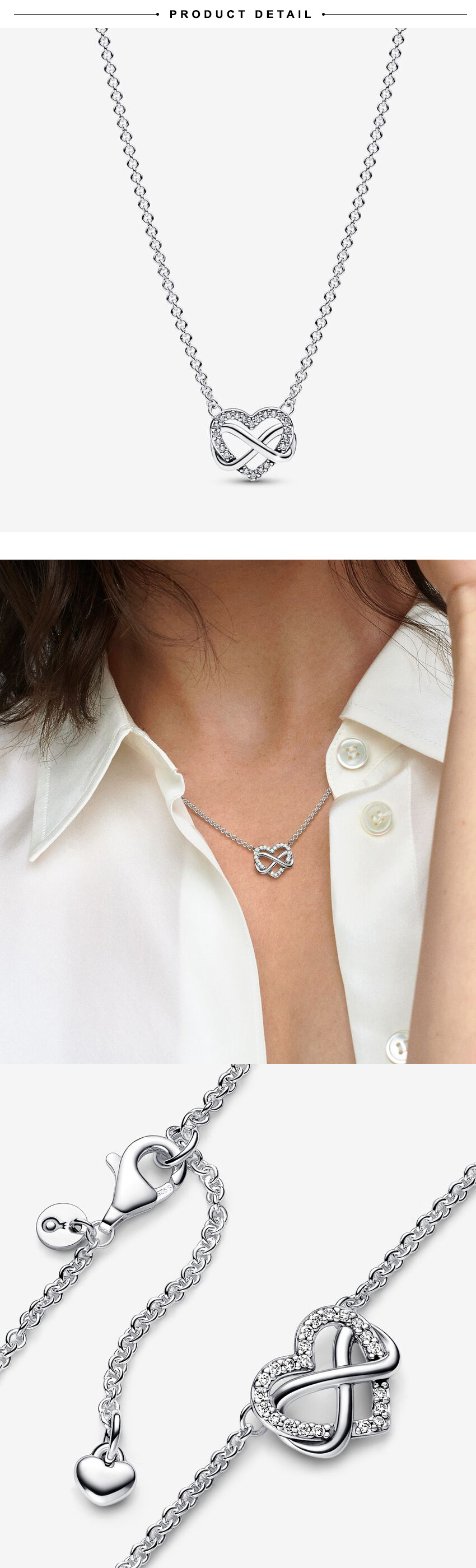 판도라 스파클링 인피티니 콜리에 목걸이 392666C01_PANDORA