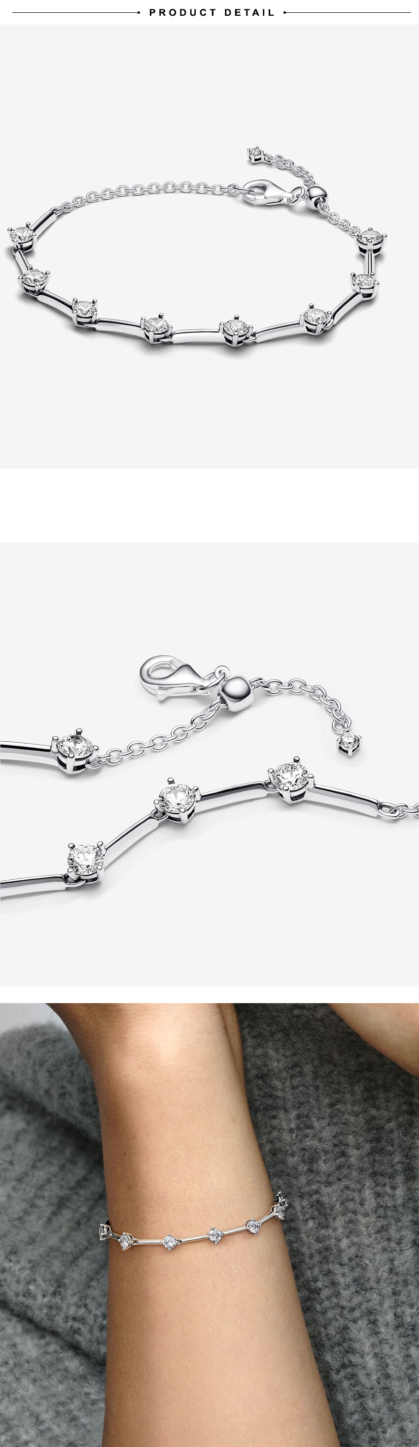 판도라 스파클링 바 팔찌 593009C01_PANDORA