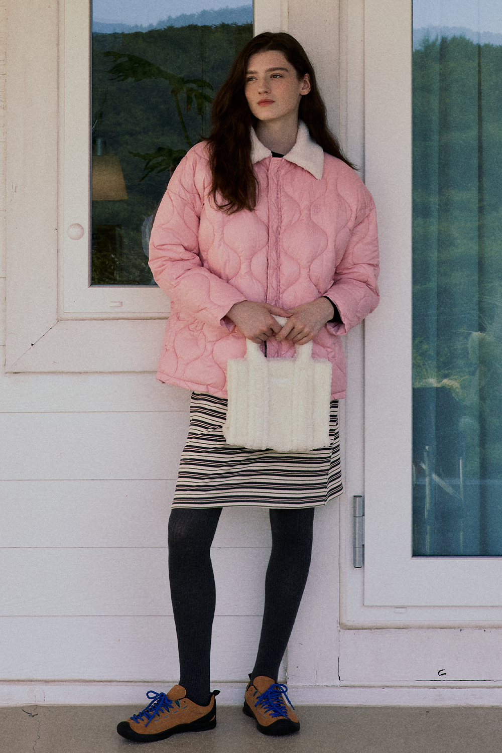 (WOMEN) Onion Quilting Wellon Jacket_Pink_Studio & Parc